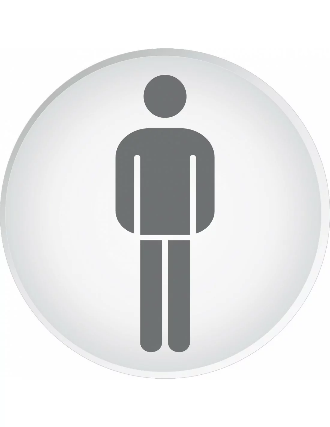 Panneau Toilettes hommes - Signalisation de Plaques Toilettes - SIN153